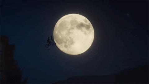 Moon Flying GIF by Zoki Poki - Find & Share on GIPHY