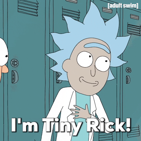 Tiny-rick GIFs - Get the best GIF on GIPHY