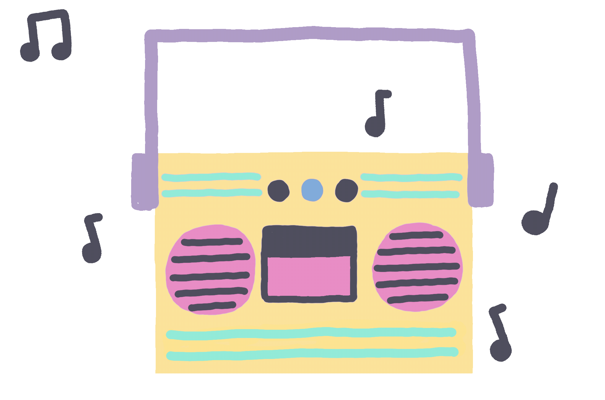 Happy Radio Sticker by Florence for iOS & Android | GIPHY