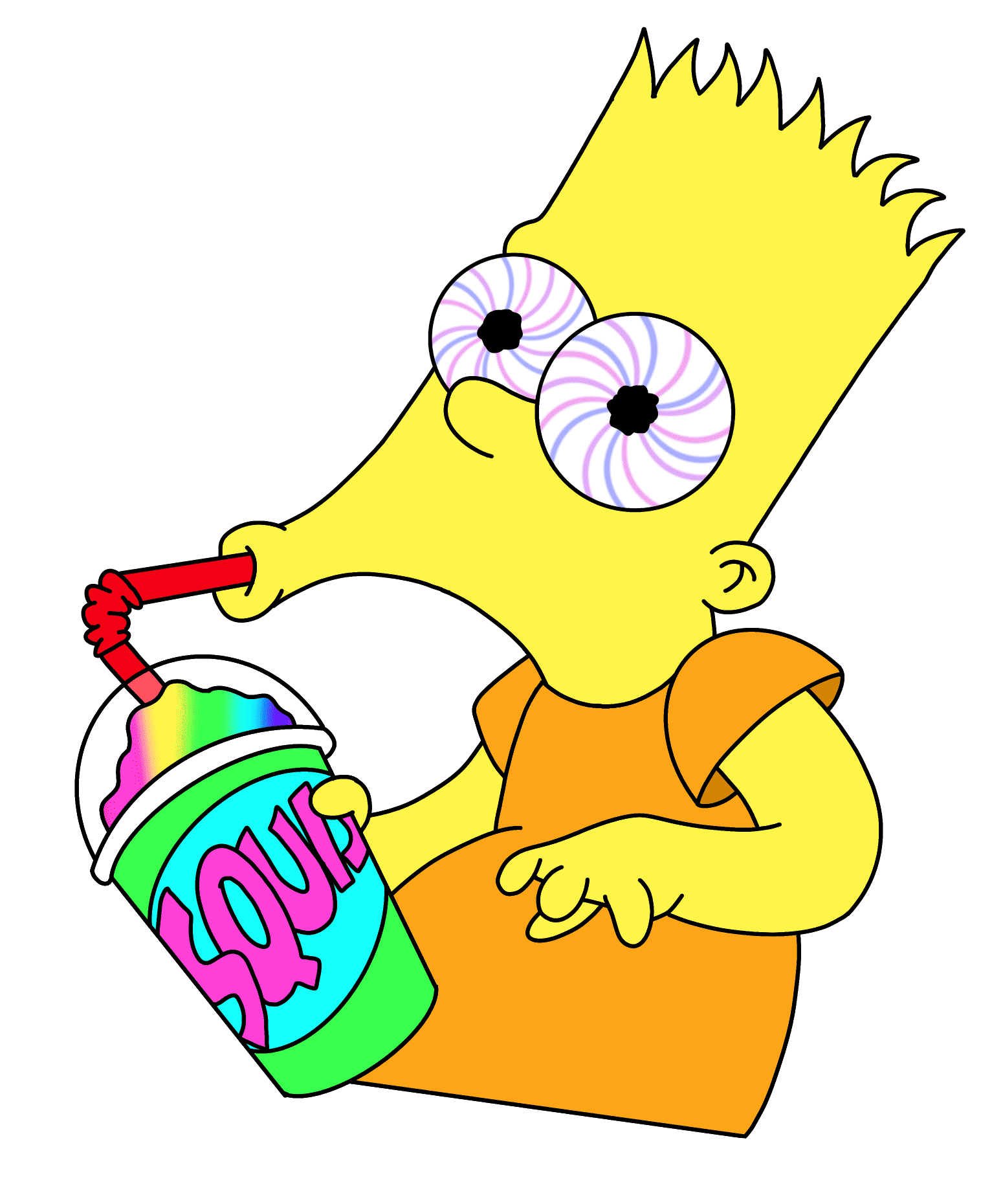 The Simpsons Summer Sticker for iOS & Android | GIPHY