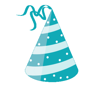 Birthday Party Hat Gif