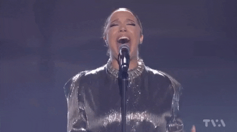 Singer Singing GIF by Star Académie TVA - Find & Share on GIPHY