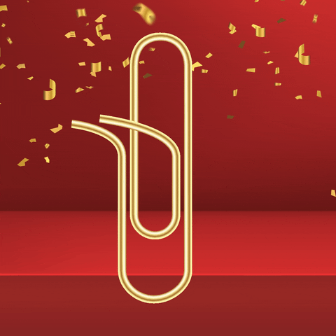Happy Paperclip GIF by Quantore - Find & Share on GIPHY