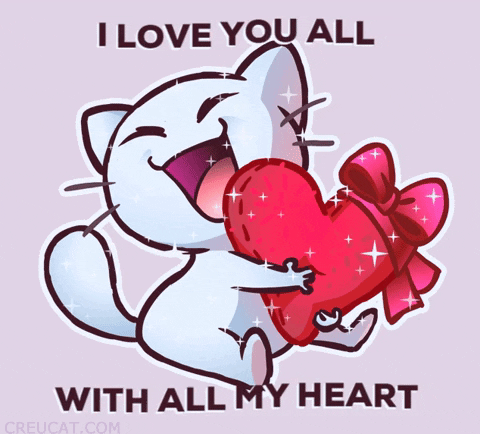 Love You Hello GIF by Créu Cat - Find & Share on GIPHY