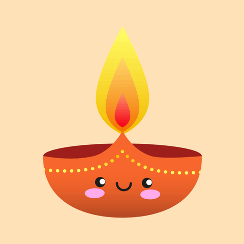 Oil Lamp Flame Animated