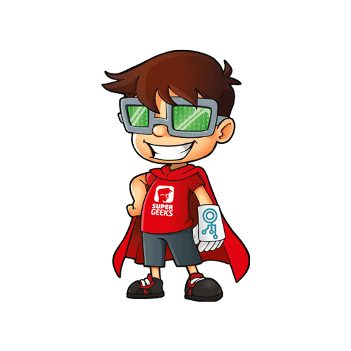 Geek Futuro Sticker by SuperGeeks for iOS & Android | GIPHY