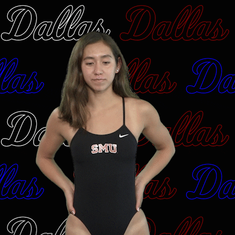 Swim Swimming GIF by SMU Mustangs - Find & Share on GIPHY