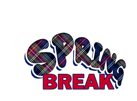 Spring Break Animated