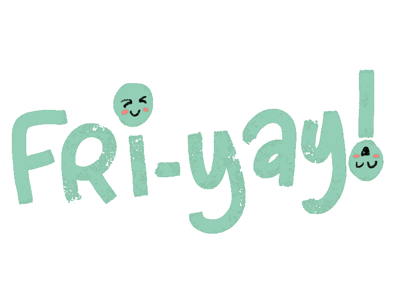 Friday Celebrate Sticker by RBillustrationStudio for iOS & Android | GIPHY