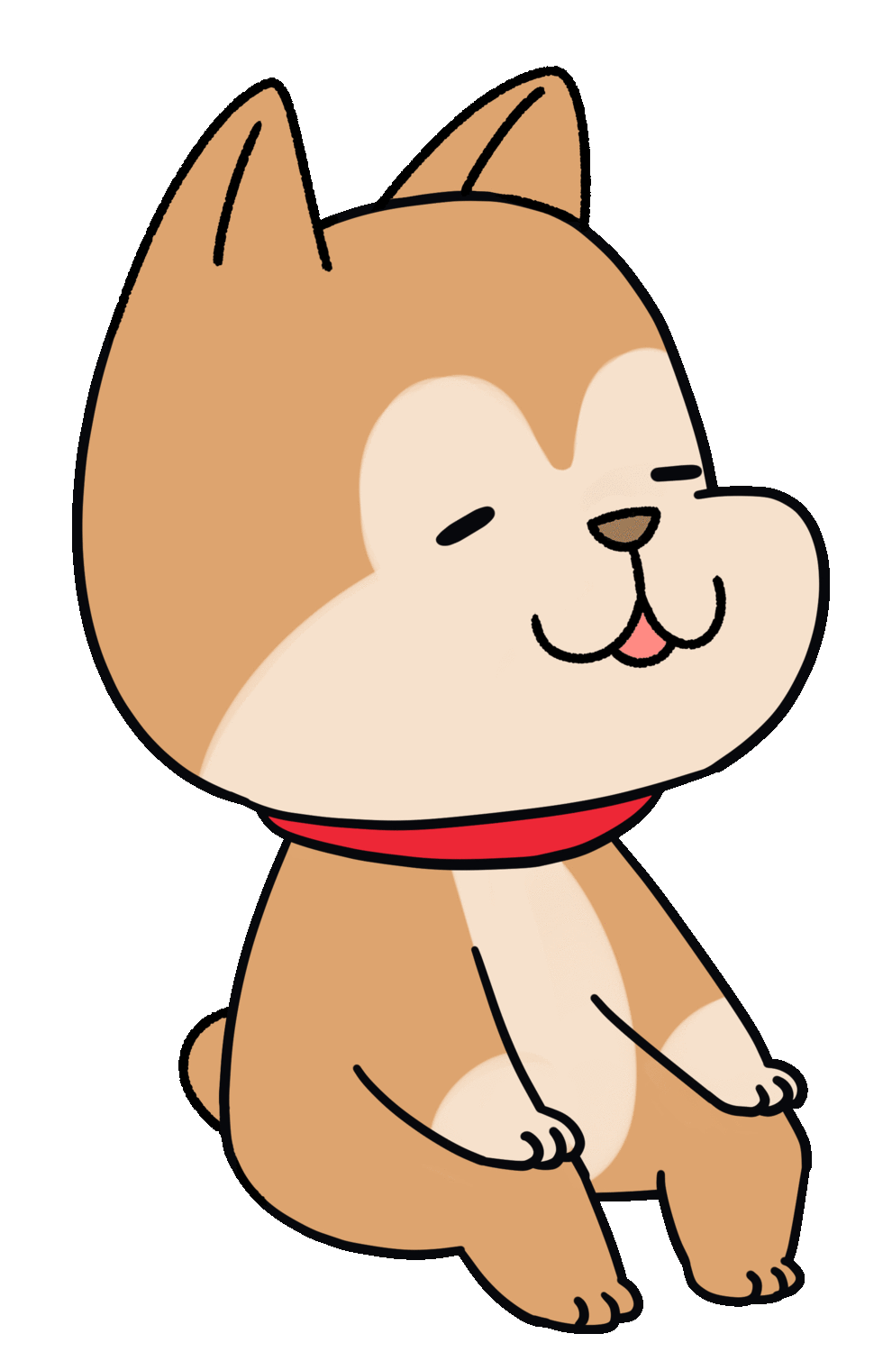 Dog Sitting Sticker by A is for Ai for iOS & Android | GIPHY