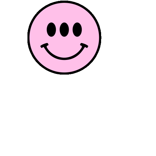 Happy Pink Sticker by All City Canvas for iOS & Android | GIPHY
