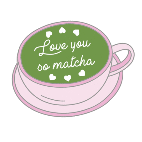 Matcha Love Sticker by Harveys for iOS & Android | GIPHY