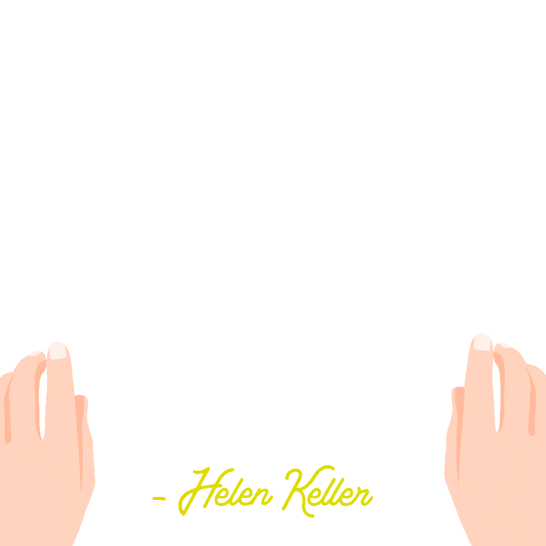 It Is Me Helen Keller Sticker by INTO ACTION for iOS & Android | GIPHY