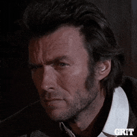 Clint Eastwood Stare Gif