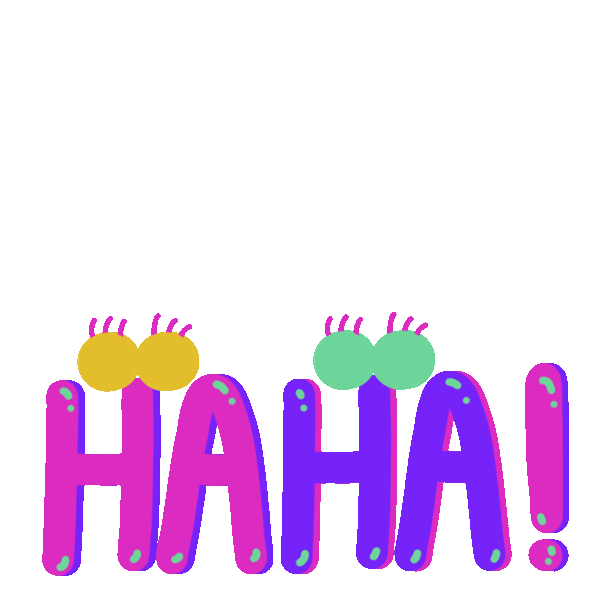 Ha Ha Laughing Sticker by Hacchi for iOS & Android | GIPHY