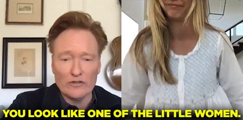 Kaley Cuoco GIF by Team Coco - Find & Share on GIPHY