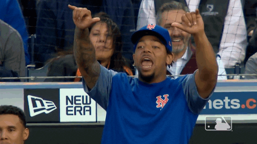 Happy Ny Mets GIF by New York Mets - Find & Share on GIPHY