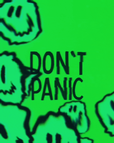 Dont Panic GIFs - Find & Share on GIPHY