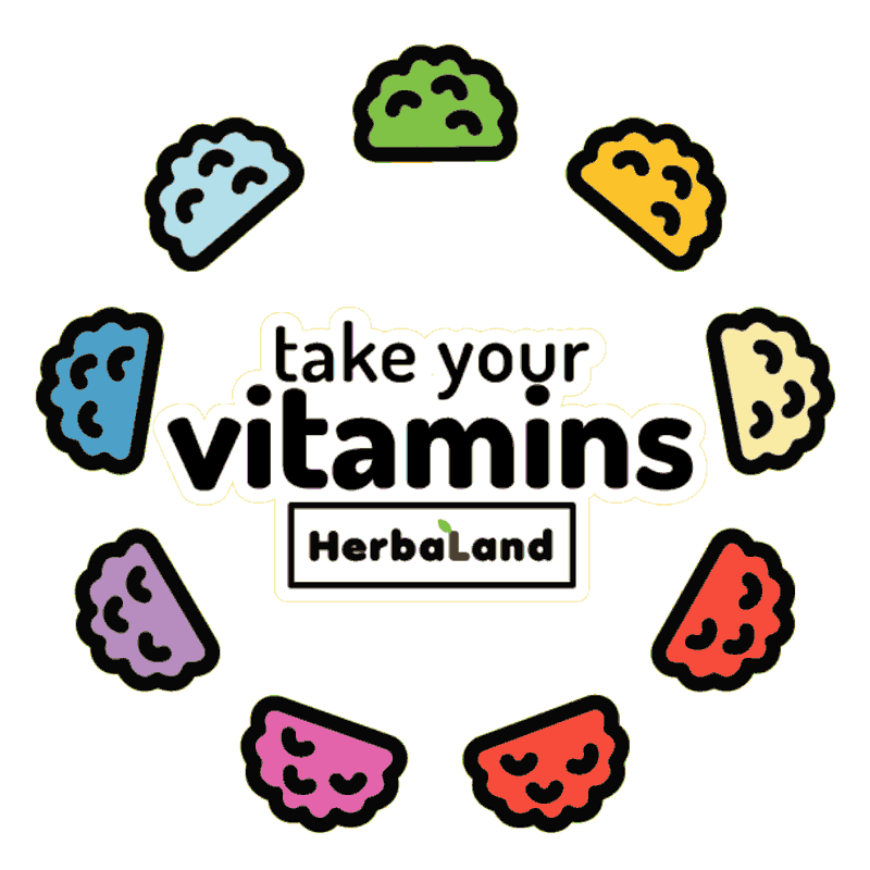 Vitamin Sticker by Herbaland Naturals Inc. for iOS & Android | GIPHY