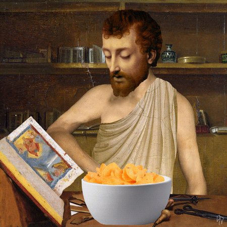 Man Eating Chips As A Study Snack GIFs - Get the best GIF on GIPHY