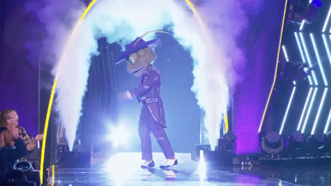 Walking Out Dancing GIF by The Masked Singer - Find & Share on GIPHY