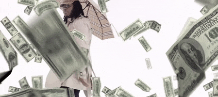 Money Raining Down Gif