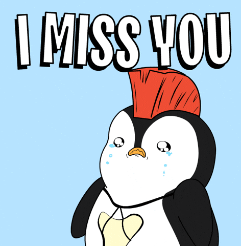 Miss You Love GIF by Pudgy Penguins - Find & Share on GIPHY