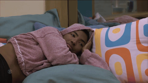 Girl Falling Asleep Gif