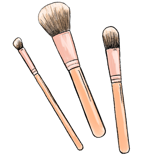 Makeup Brush Sticker by Courtney Shields for iOS & Android | GIPHY