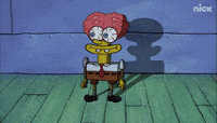 Scared Spongebob Gif