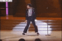 Michael Jackson Moonwalk Gif