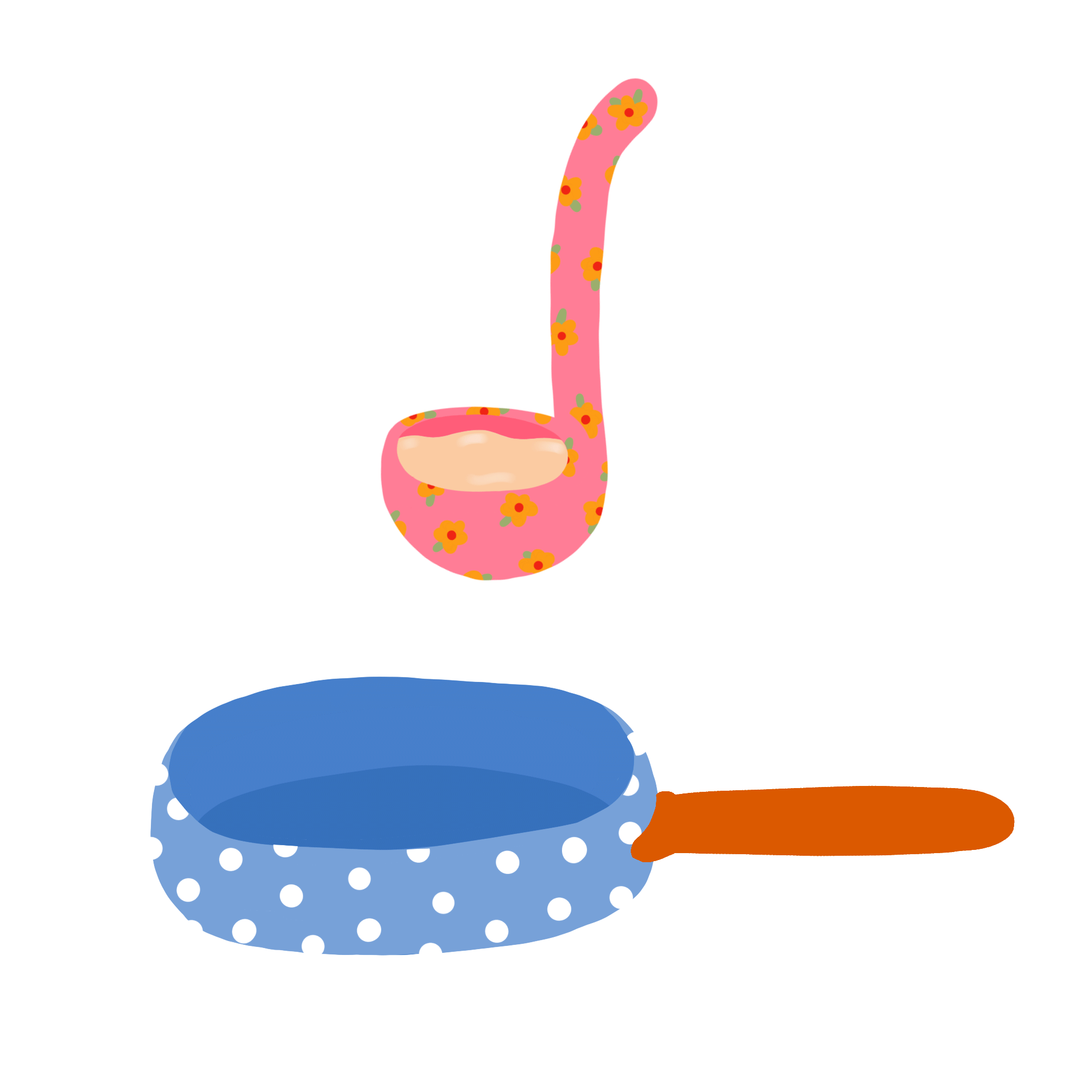 Baking Frying Pan Sticker for iOS & Android | GIPHY