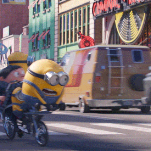 Bike Bicycle GIF by Minions - Find & Share on GIPHY