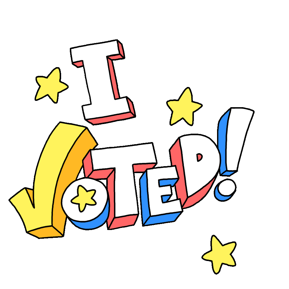 2020 Election Vote Sticker by GIPHY News for iOS & Android | GIPHY