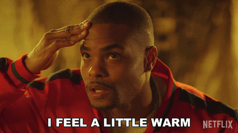 I Feel A Little Warm GIFs - Get the best GIF on GIPHY