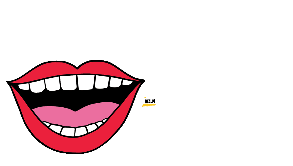 Lips Hello Sticker by Georgia Perry for iOS & Android | GIPHY