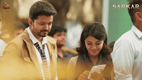 Vijay Sarkar GIF by Sun Pictures - Find & Share on GIPHY