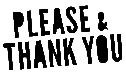Please Thank You Clipart