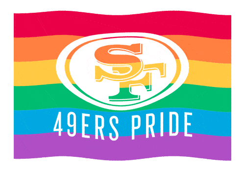 Pride Sticker by San Francisco 49ers for iOS & Android | GIPHY