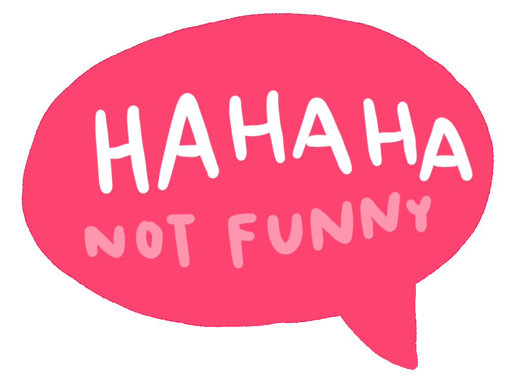 Sarcastic Laugh Sticker by byputy for iOS & Android | GIPHY