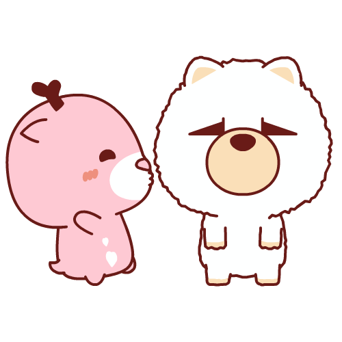 Kiss Sticker by bluesbear for iOS & Android | GIPHY