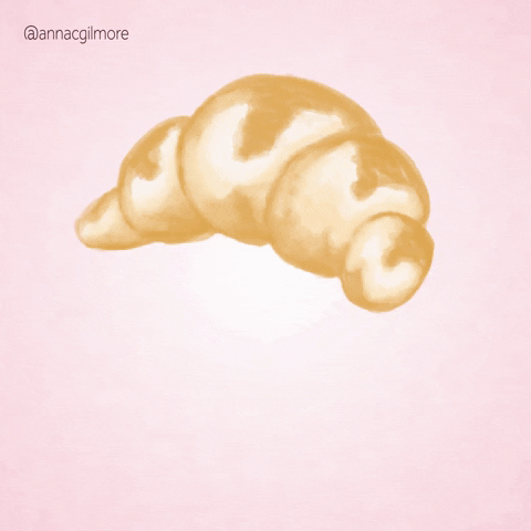 Animation Croissant GIF by annacgilmore - Find & Share on GIPHY