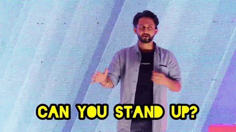 Please Stand Up Seminar GIF by Digital Pratik - Find & Share on GIPHY