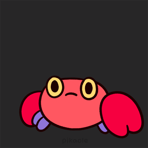 Crabby crab by pikaole | GIPHY