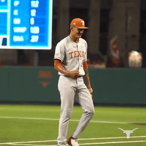 College World Series Cole GIF by Texas Longhorns - Find & Share on GIPHY