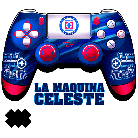 Maquina Celeste Cruz Azul Sticker by Jim Jams for iOS & Android | GIPHY
