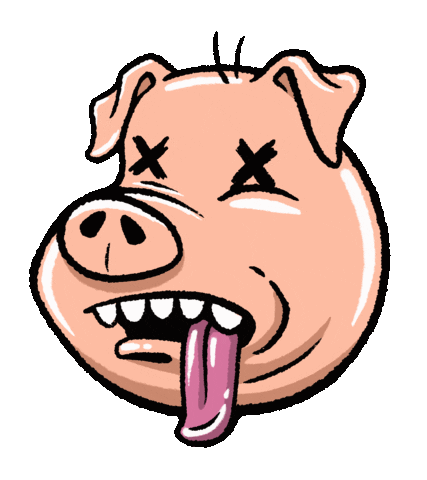 Pig Sticker by Cavan Infante for iOS & Android | GIPHY