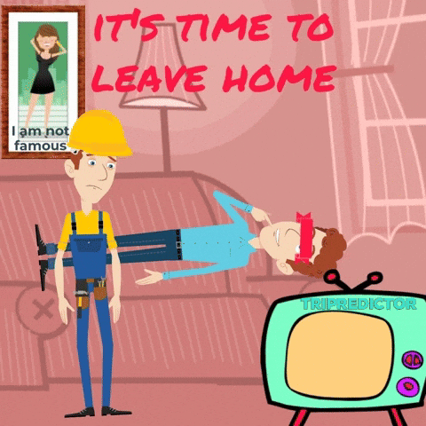 Time To Leave Home GIFs - Get the best GIF on GIPHY