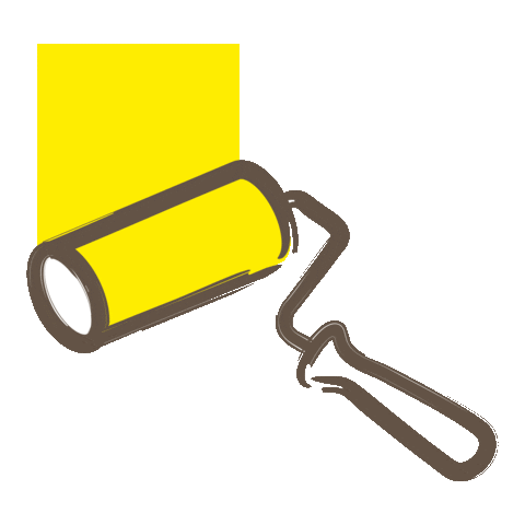 Cartoon Yellow Paint