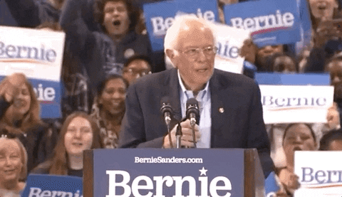 Bernie Sanders Rally GIF - Find & Share on GIPHY